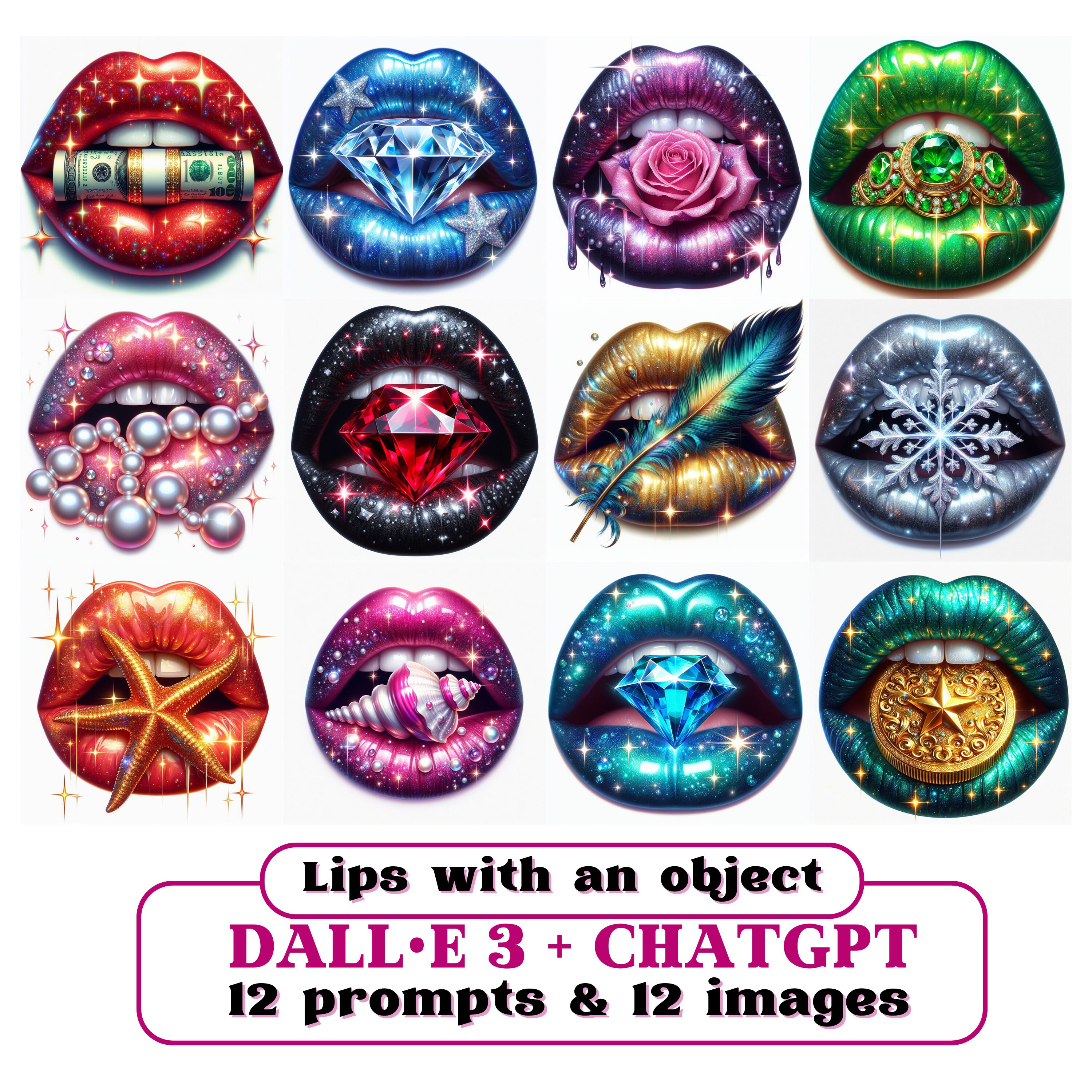 Dalle Prompt, Dalle 3 Prompt, Dalle 3 Prompts, Chatgpt Prompt, Lips ...