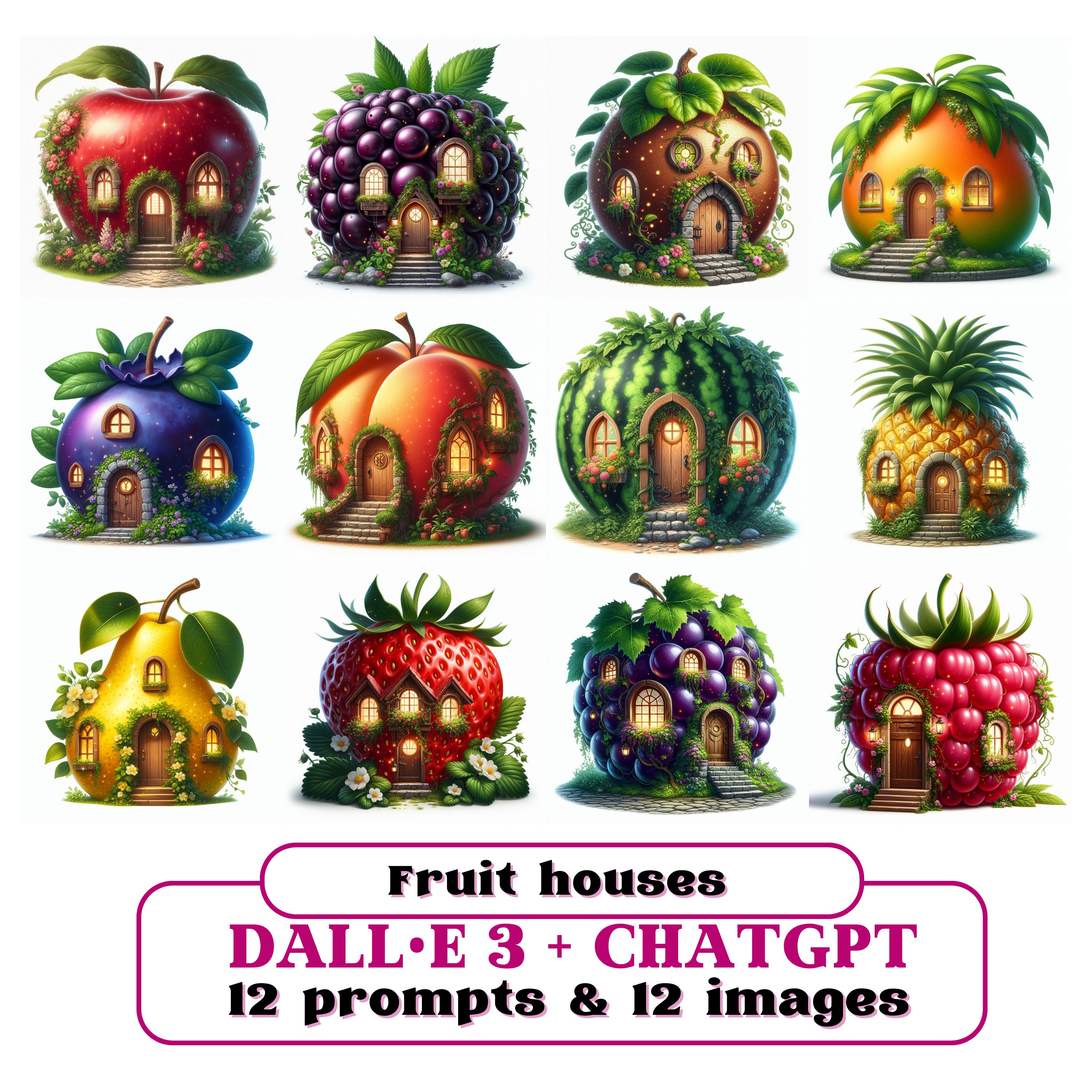 Dalle Prompt, Dalle 3 Prompt, Dalle 3 Prompts, Chatgpt Prompt, Fruit ...