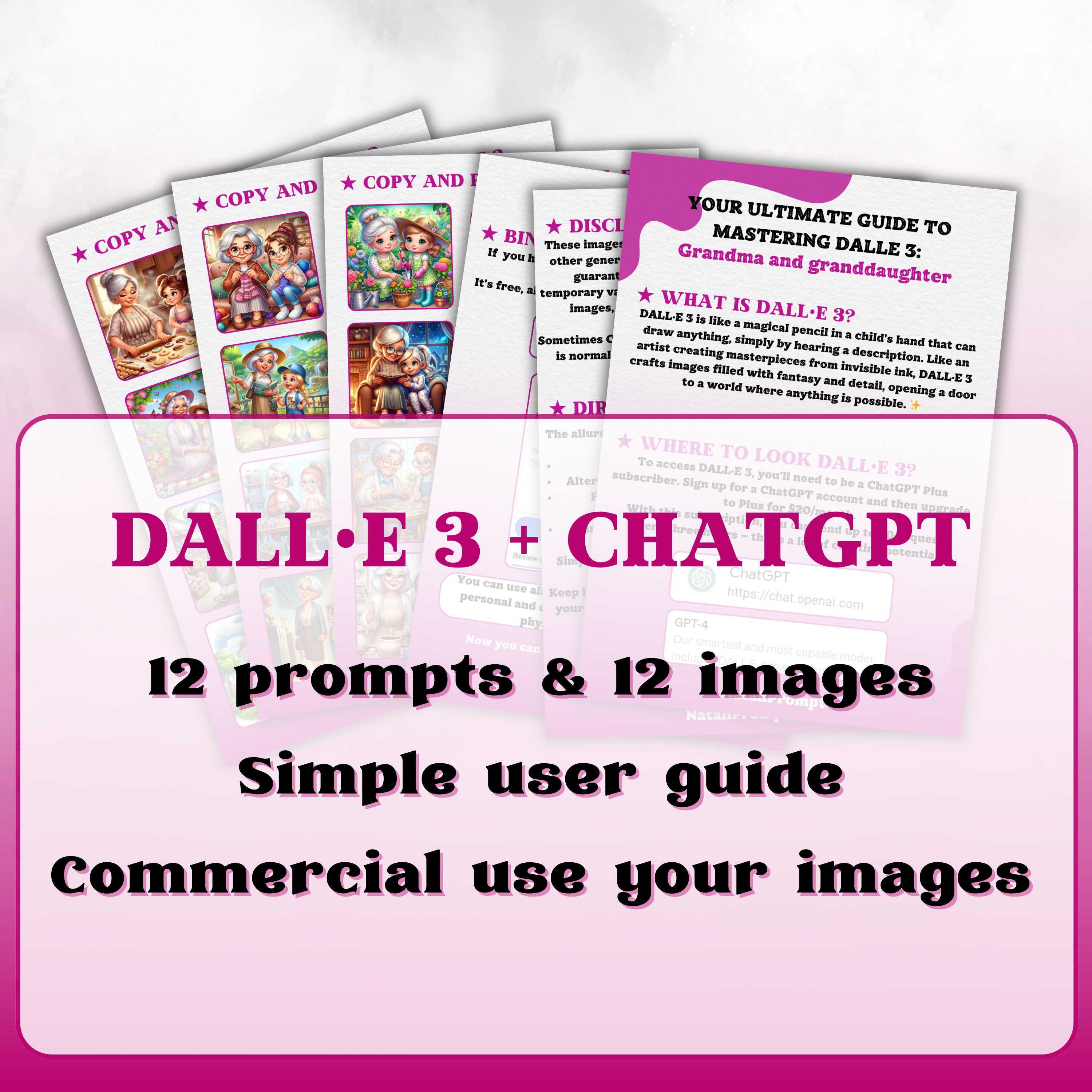 Dalle Prompt, Dalle 3 Prompt, Dalle 3 Prompts, Chatgpt Prompt, Grandma ...