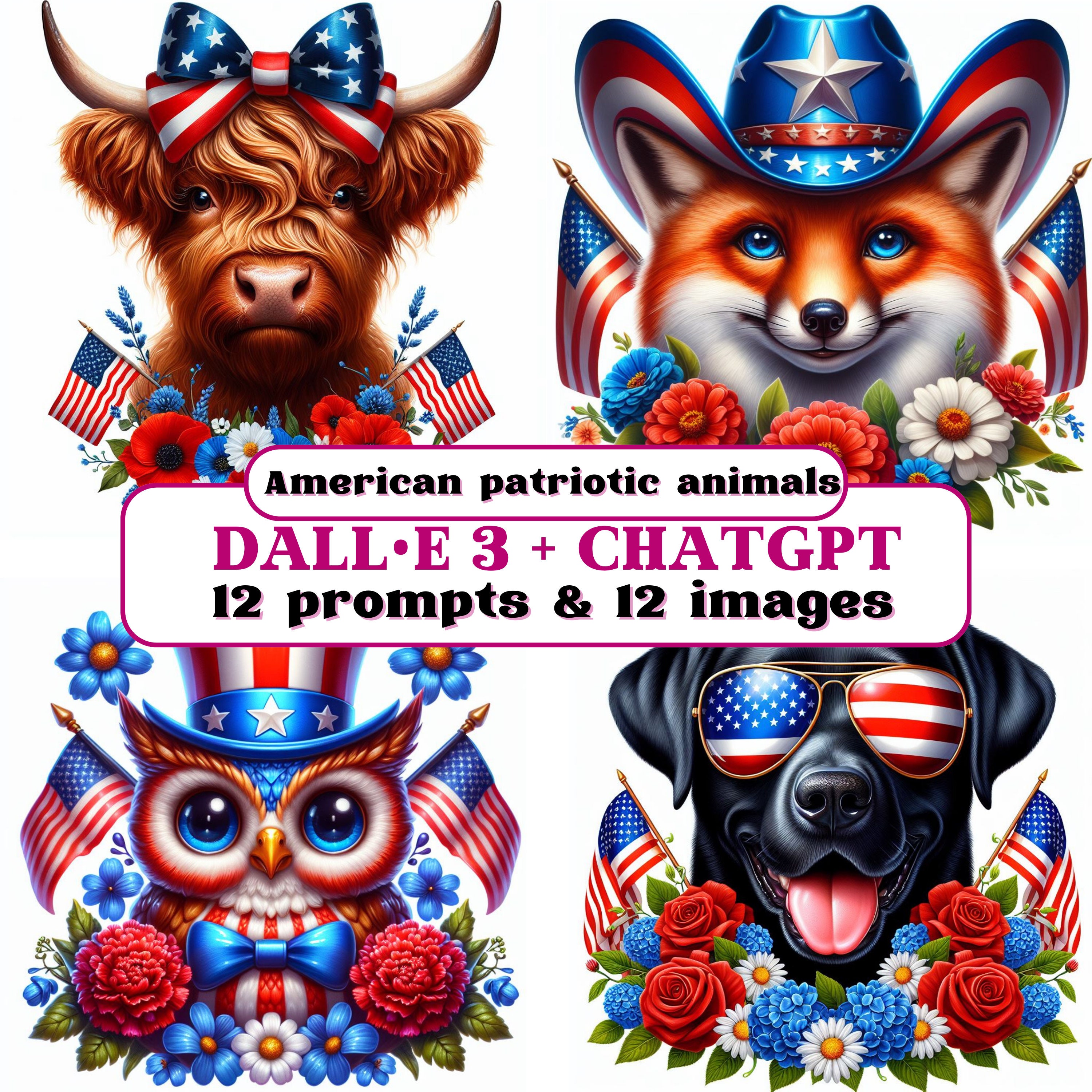 Dalle Prompt, Dalle 3 Prompt, Dalle 3 Prompts, Chatgpt Prompt, 4th of ...