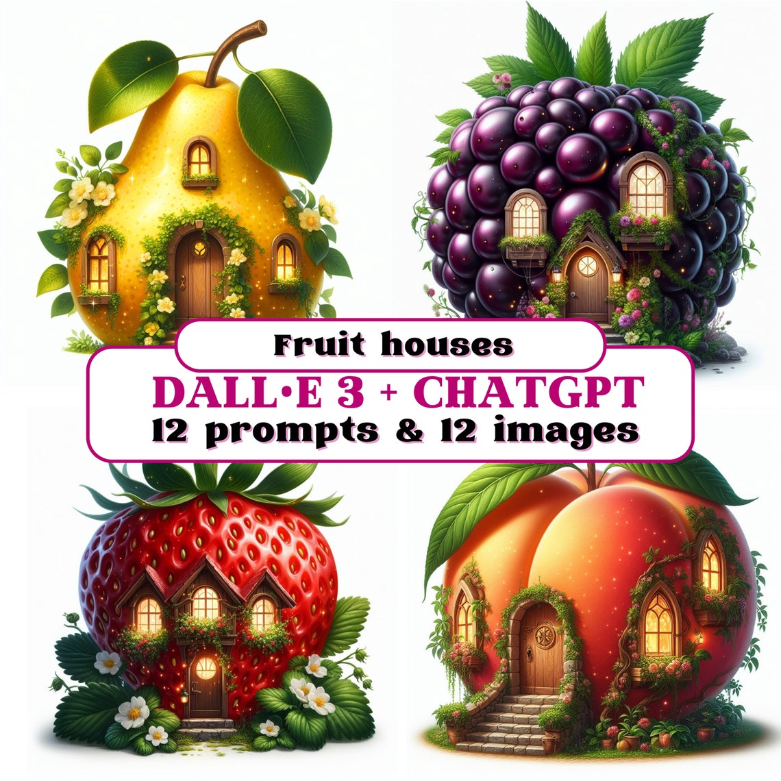 Dalle Prompt, Dalle 3 Prompt, Dalle 3 Prompts, Chatgpt Prompt, Fruit ...