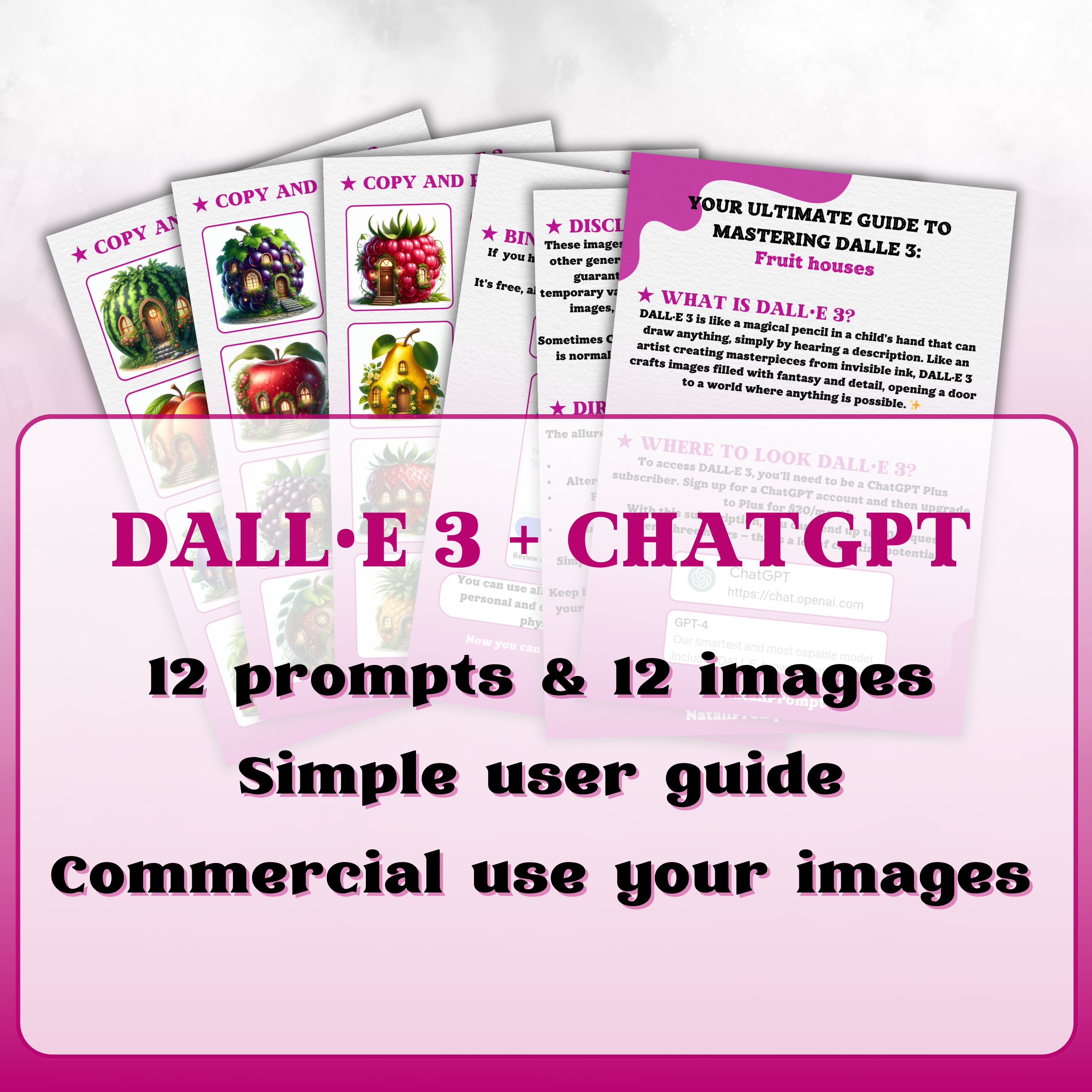 Dalle Prompt, Dalle 3 Prompt, Dalle 3 Prompts, Chatgpt Prompt, Fruit ...