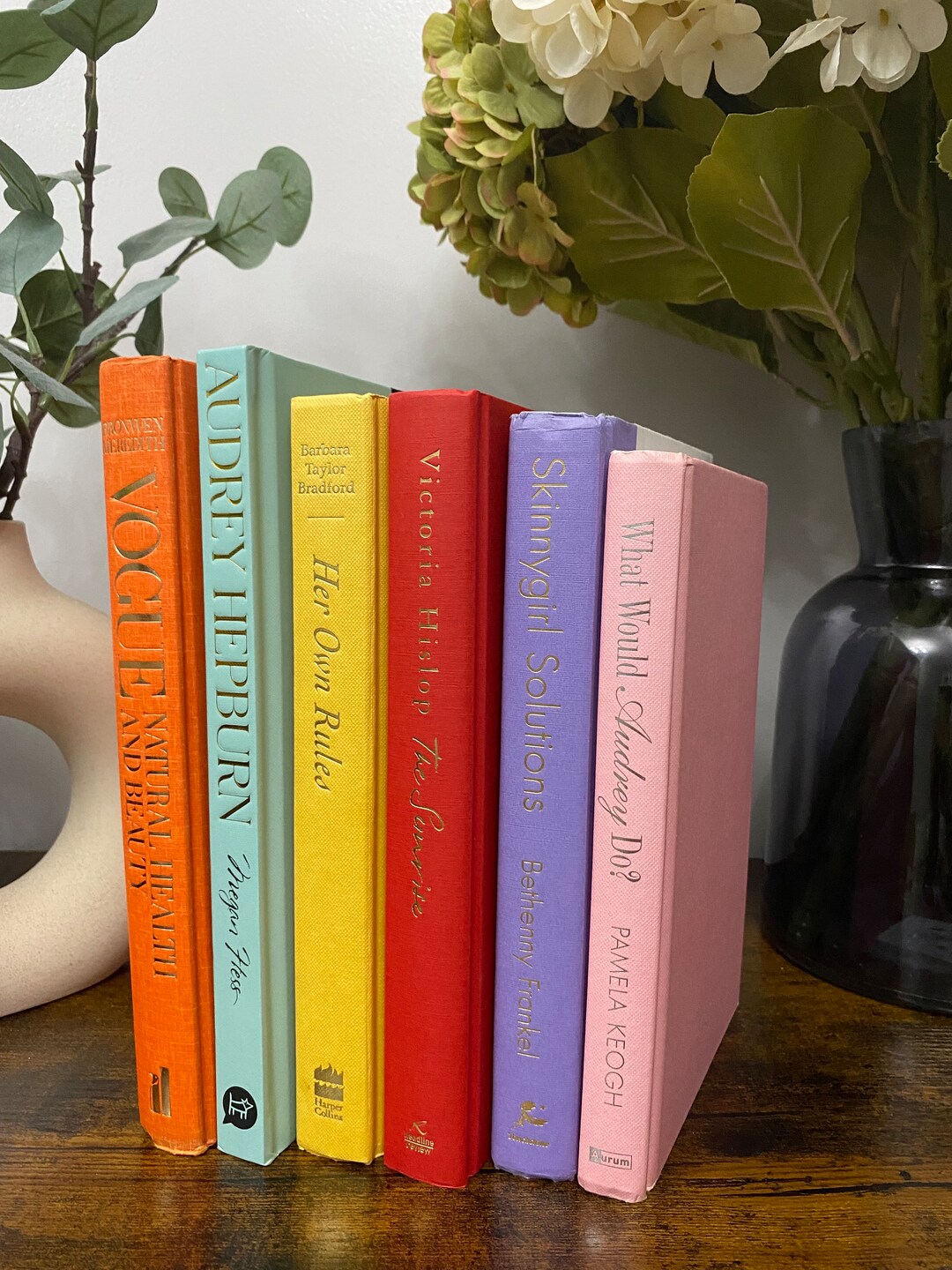 Bright Colour Coffee Table Books Hardback Decorative Book Stack Vibrant ...