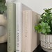 Pastel Coffee Table Decorative Book Stack Pretty Home Styling Colour ...