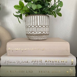 Pastel Coffee Table Decorative Book Stack Pretty Home Styling Colour ...