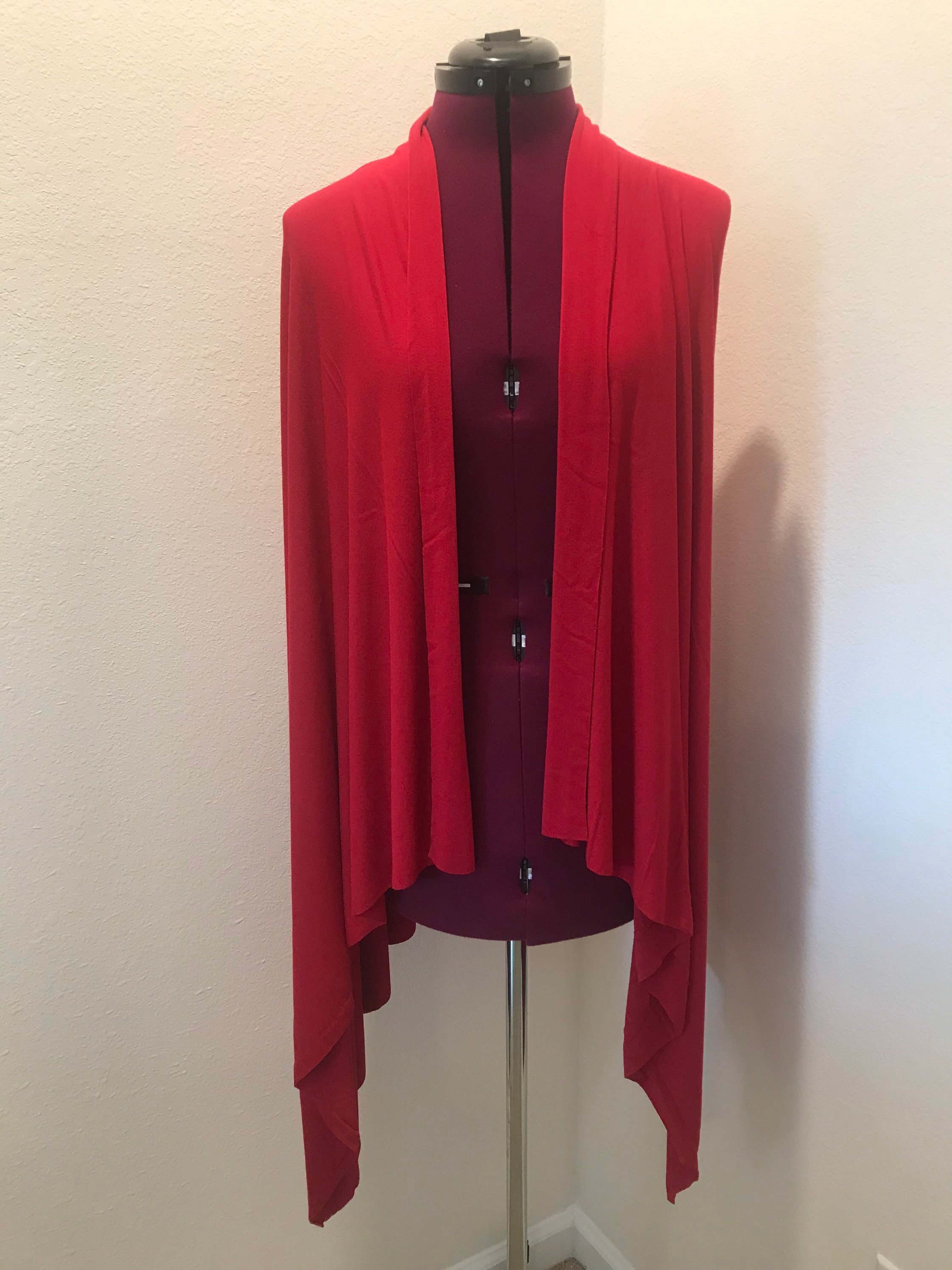 One Size Waterfall Cardigan/vest Blue Waterfall - Etsy