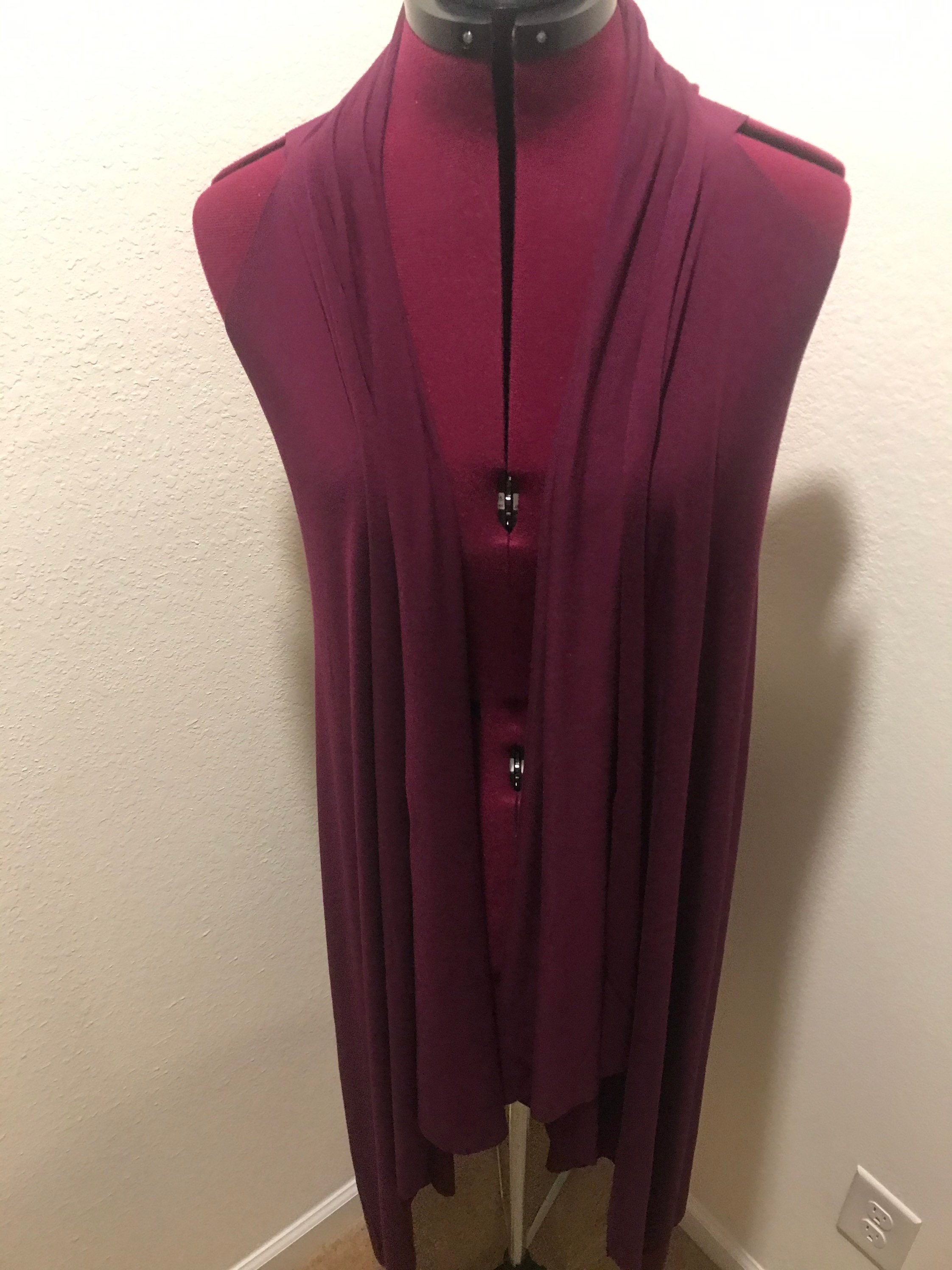 One Size Waterfall Cardigan/vest Blue Waterfall - Etsy