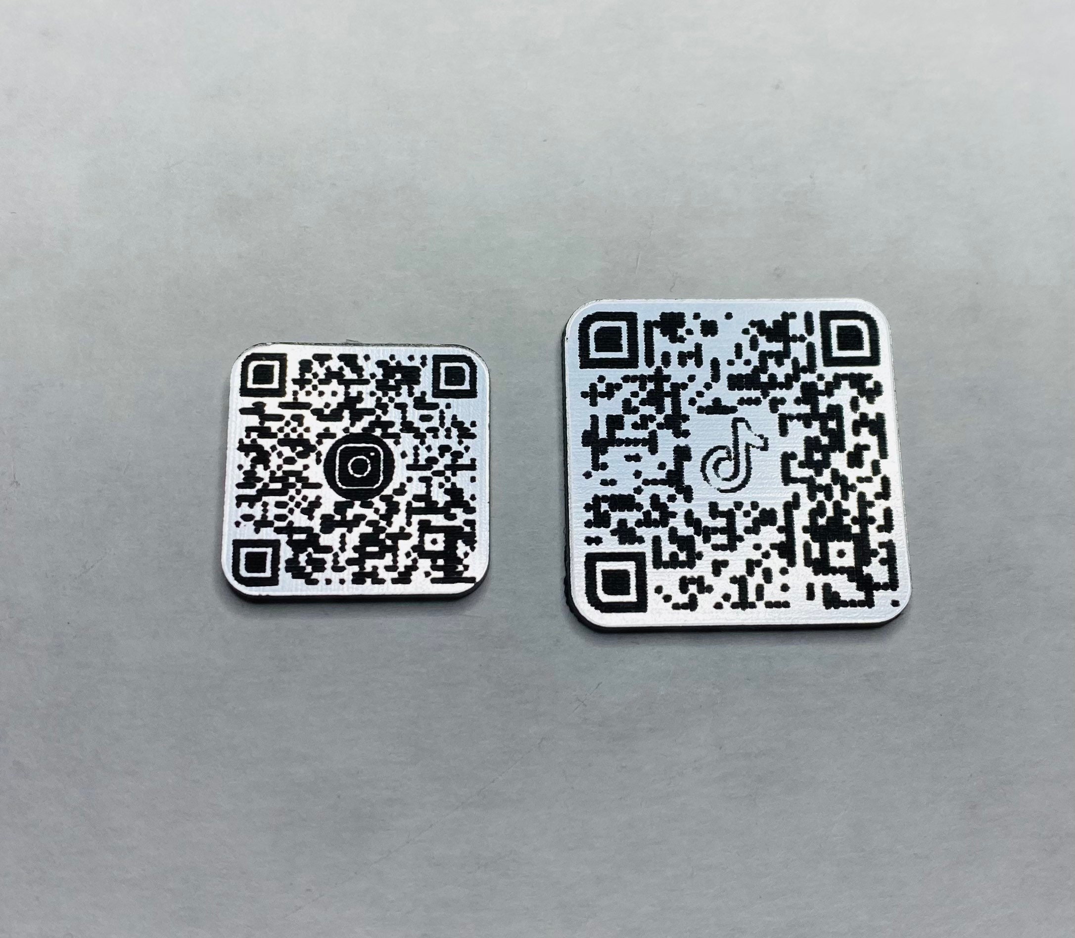 Mini QR Code Tag - QR Code Card - Durable - Reusable - Restaurant ...