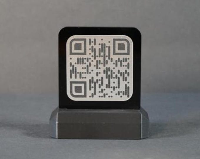 4 Inch Tall QR Wifi Code With Acrylic Stand - Etsy Canada