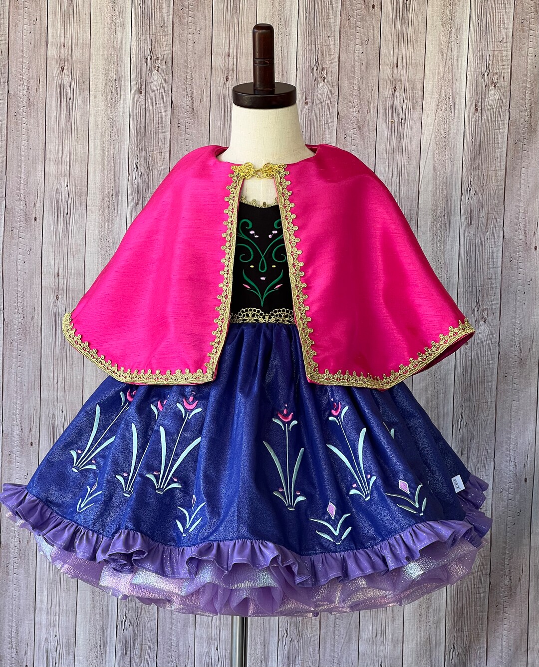New Anna Dress, Frozen Dress , Anna Costume, Frozen Birthday Dress, - Etsy
