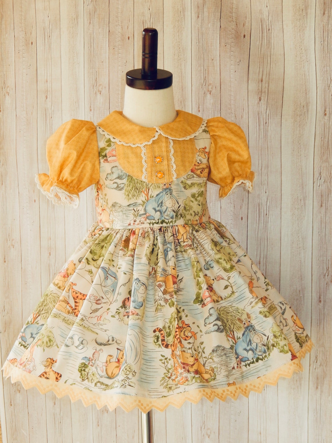 Winnie the Pooh Dress - Etsy