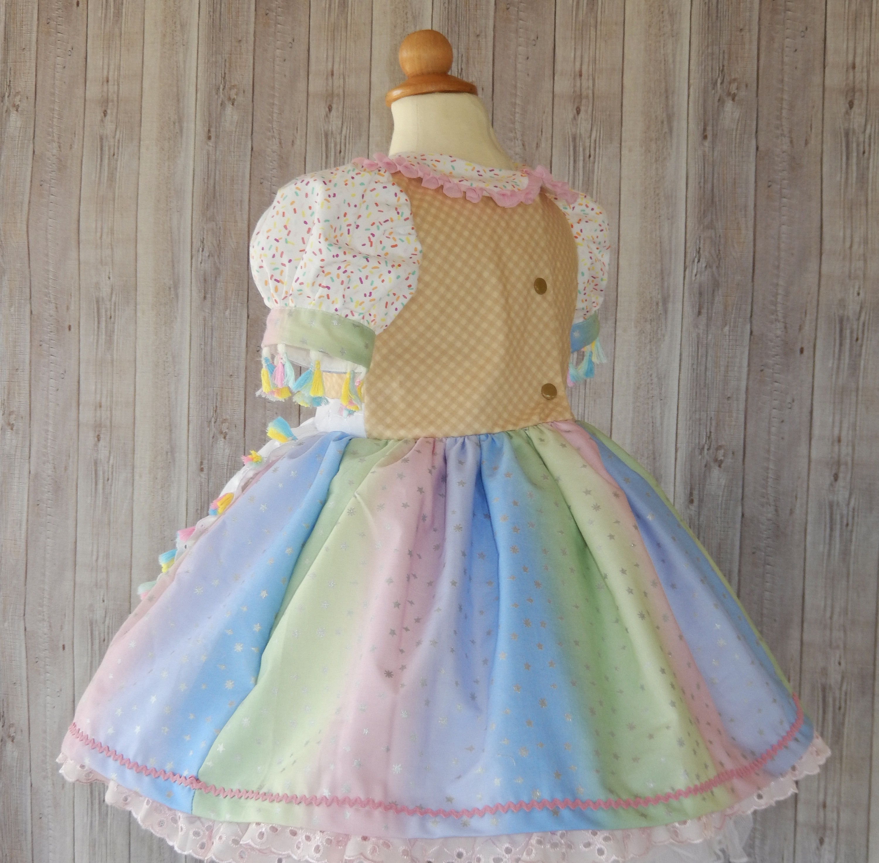 Ice Cream Dressice Cream Girl Dress Ice Cream Outfit Ice - Etsy