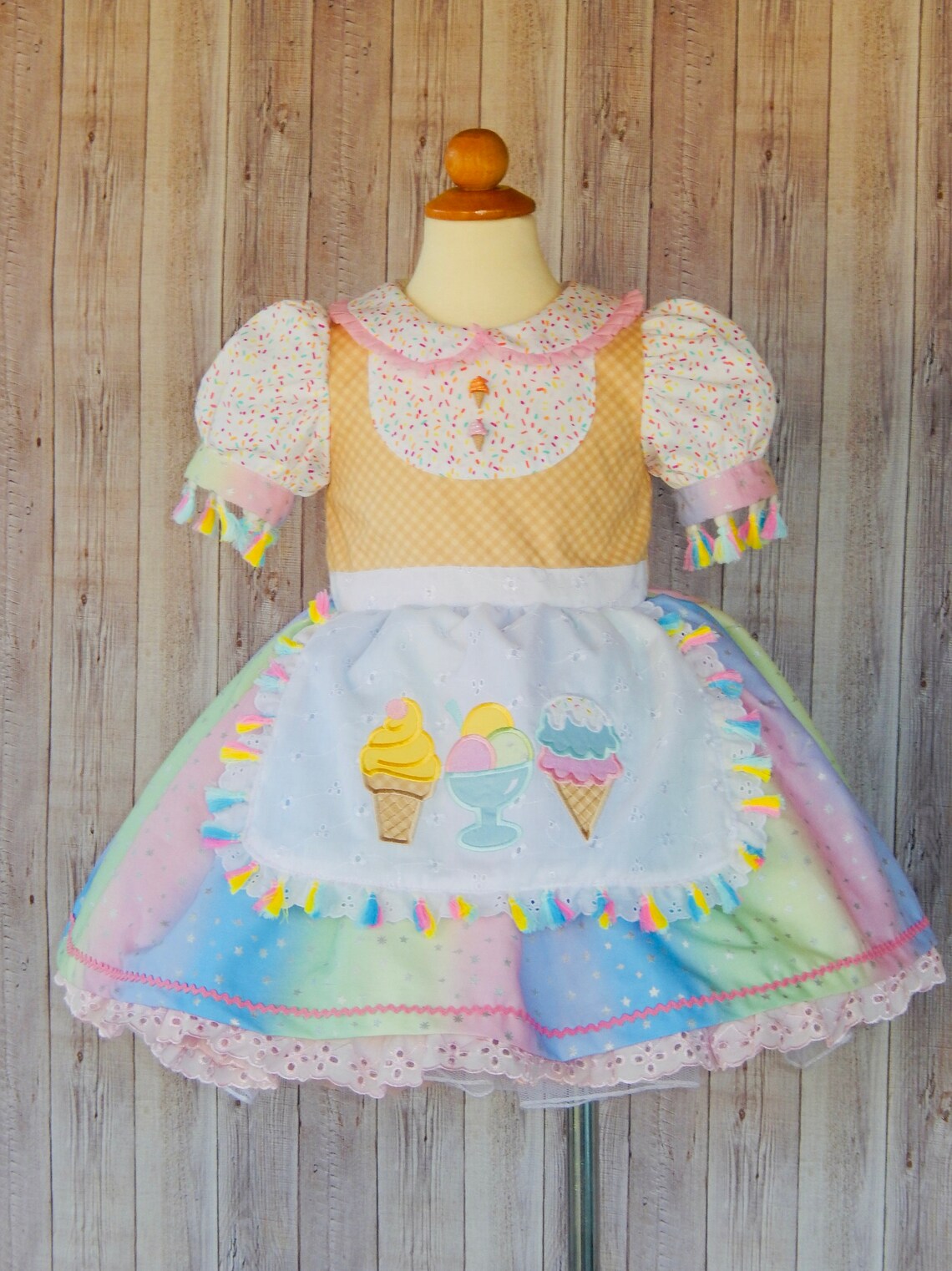 Ice Cream Dress,ice Cream Girl Dress, Ice Cream Outfit, Ice Cream, Ice ...