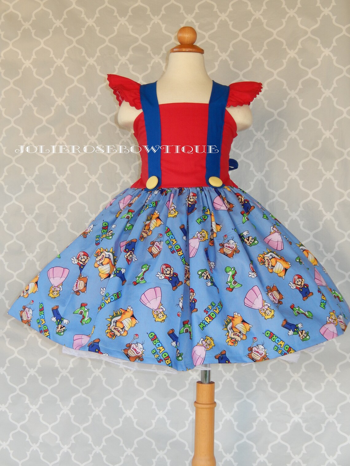 Mario Bros Dress Mario Bros Costume Super Mario Bros Mario - Etsy