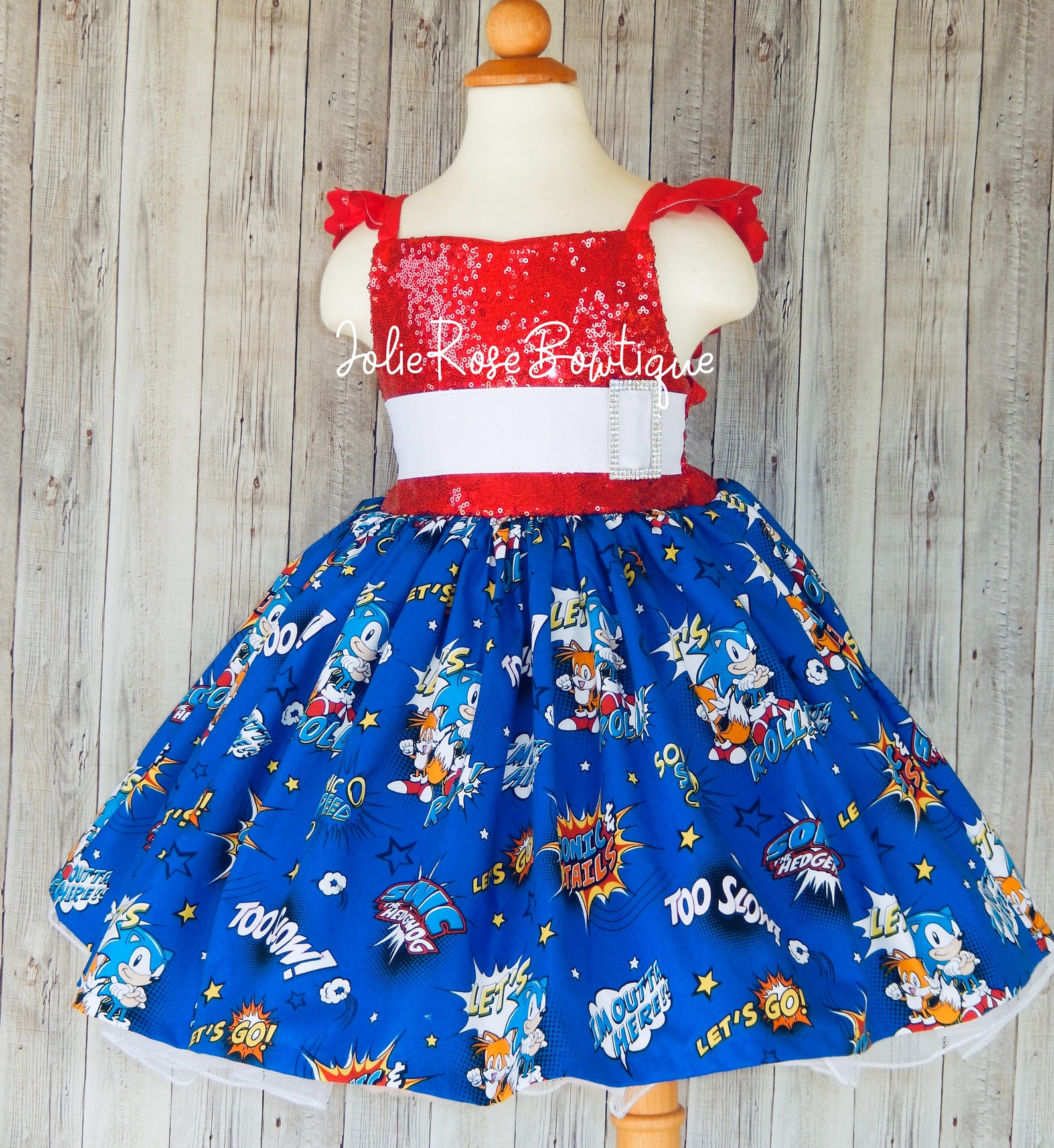 Inspire Sonic the Hedgehog Dress Sonic Dress | Etsy