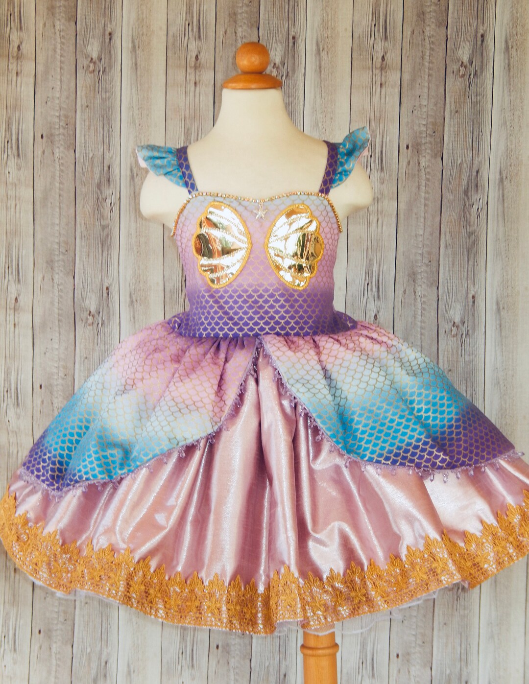 Beautiful Mermaid Dress, the Little Mermaid Dress, Girls Mermaid Dress ...