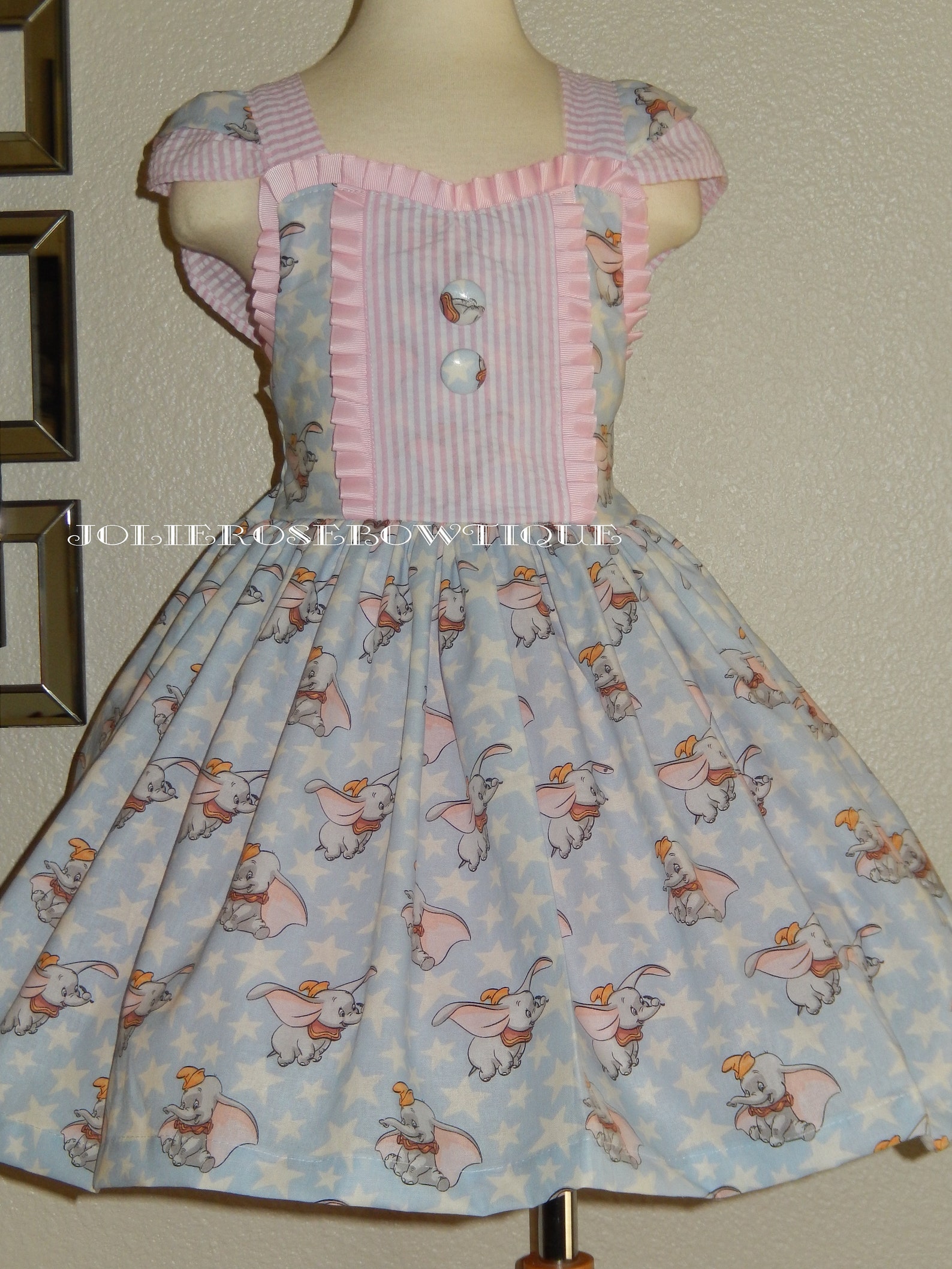 Dumbo Dress, Dumbo Girl Dress, Dumbo Outfit, Dumbo Pillowcase Dress ...