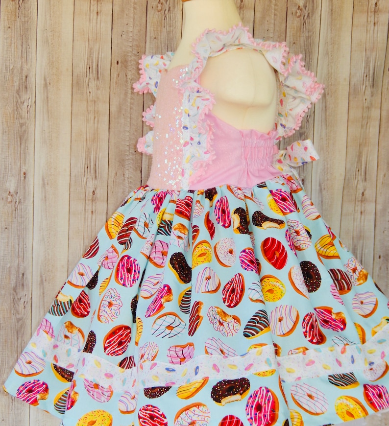 Donut Dress Girls Donut Dress Donuts Outfit Donut Dress - Etsy