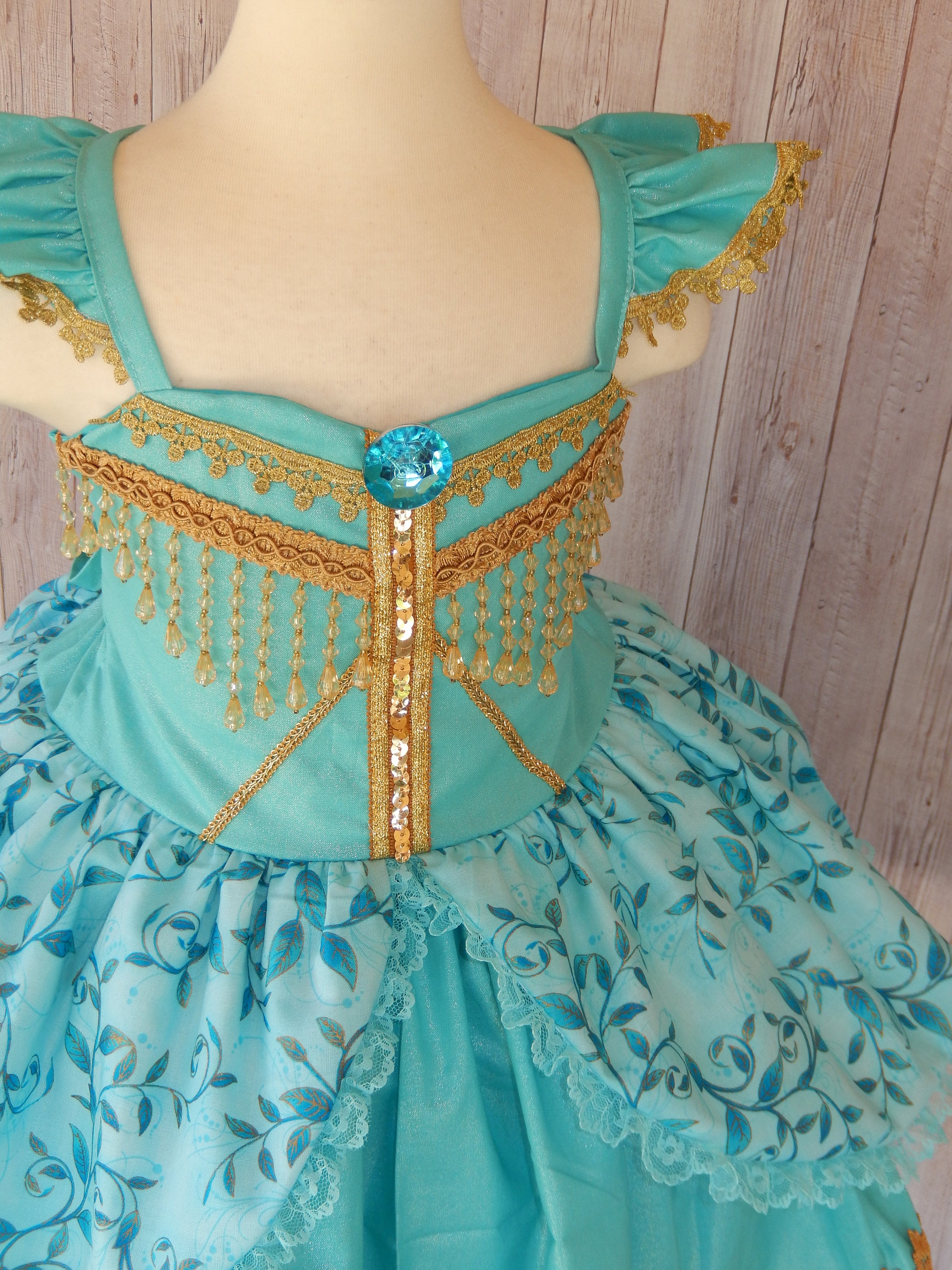 Princess Jasmine Dress - Etsy