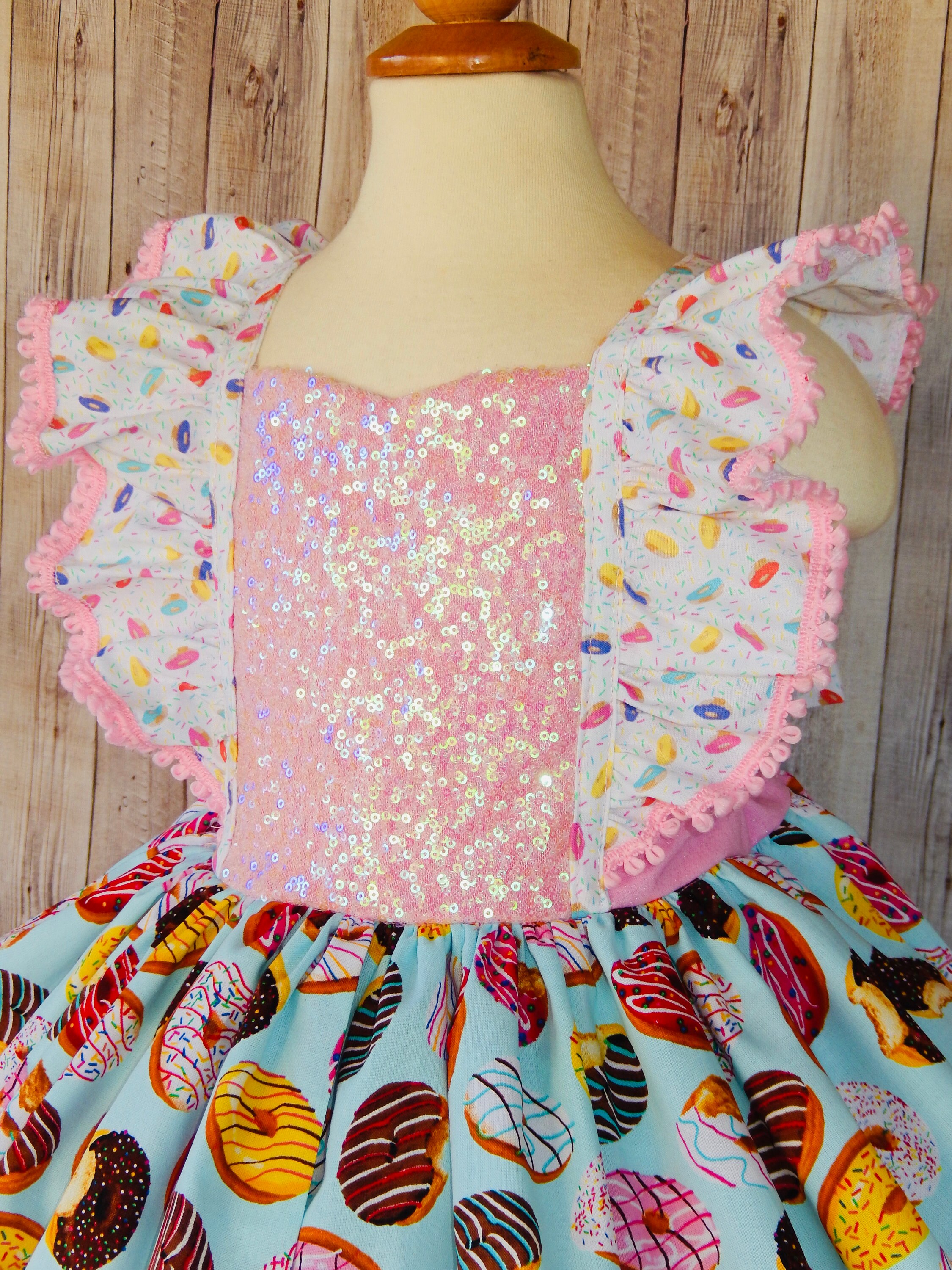 Donut Dress Girls Donut Dress Donuts Outfit Donut Dress - Etsy