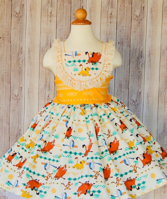 The Lion King Dress Simba and Nala Dress | Etsy