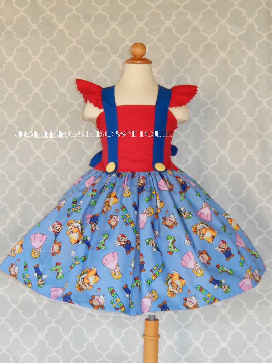 Mario Bros Dress Mario Bros Costume Super Mario Bros Mario - Etsy