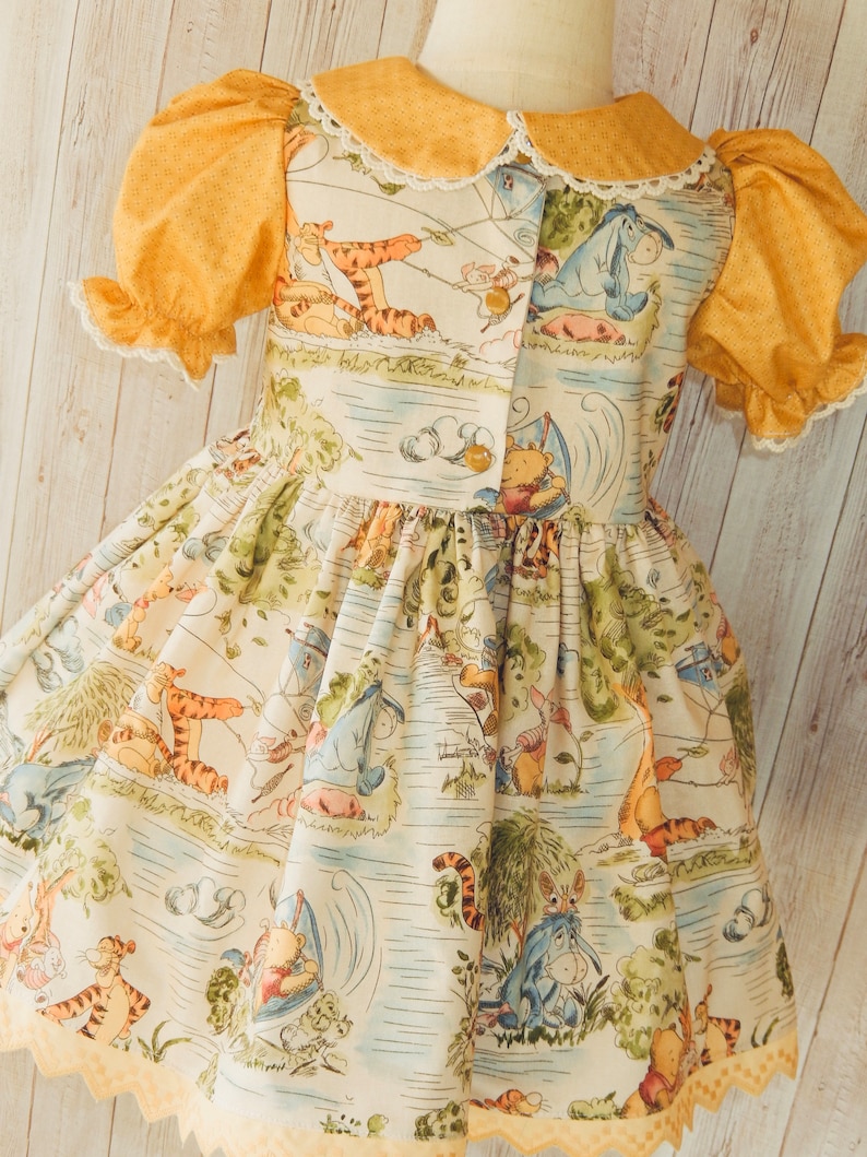 Winnie the Pooh Dress - Etsy