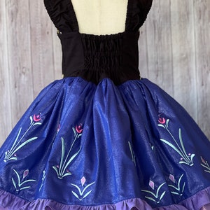 New Anna Dress, Frozen Dress , Anna Costume, Frozen Birthday Dress, - Etsy