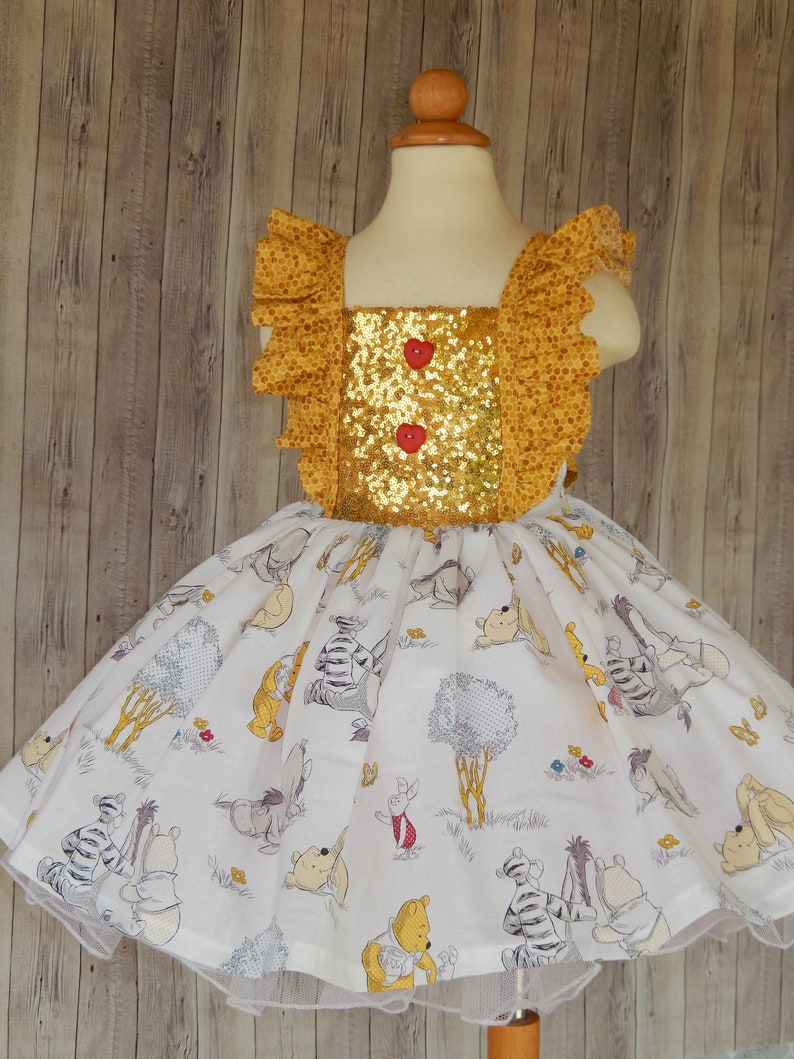 Winnie the Pooh Dress - Etsy
