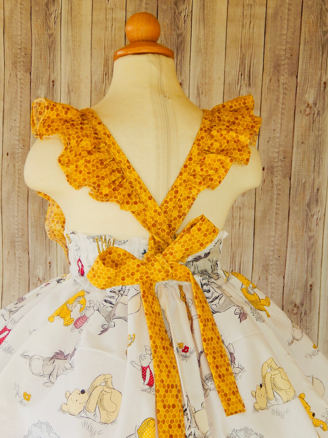 Winnie the Pooh Dress - Etsy