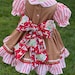 Gingerbread Dress, Christmas Gingerbread Dress, Girl Christmas Dress ...