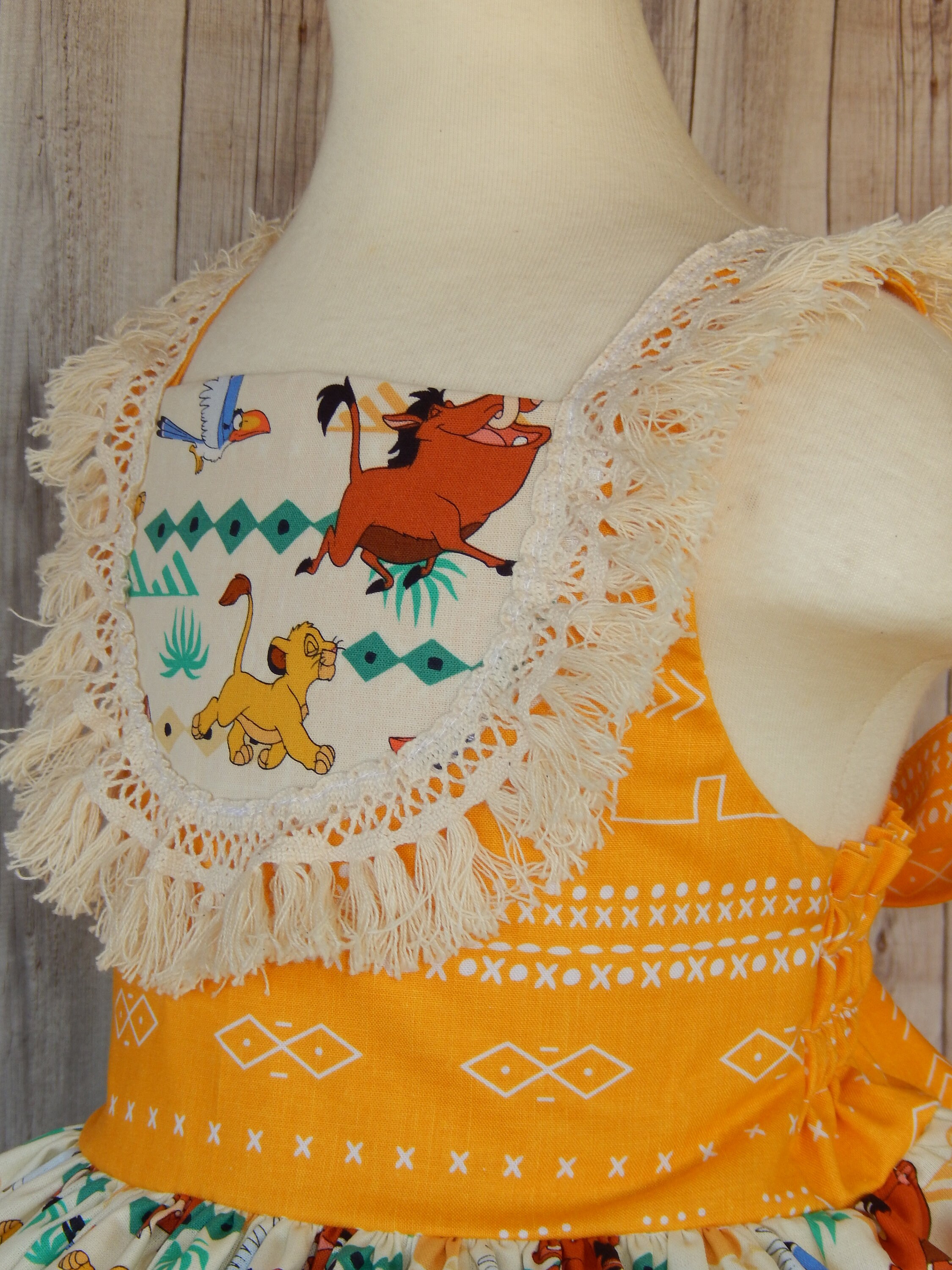 The Lion King Dress Simba and Nala Dress - Etsy