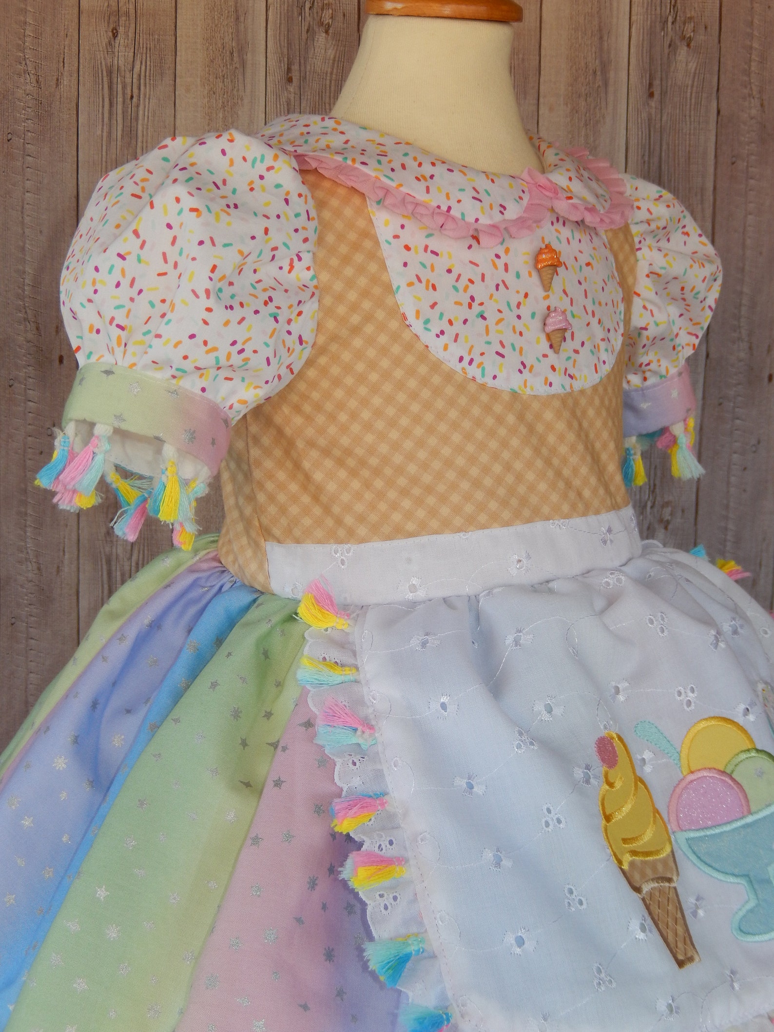 Ice Cream Dress,ice Cream Girl Dress, Ice Cream Outfit, Ice Cream, Ice ...