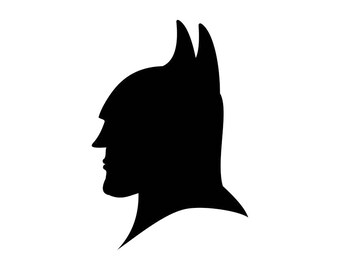 Batman logo SVG Head Cricut Silhouette dxf eps png cdr ai pdf | Etsy