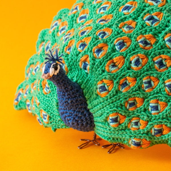 Crochet Peacock - Etsy