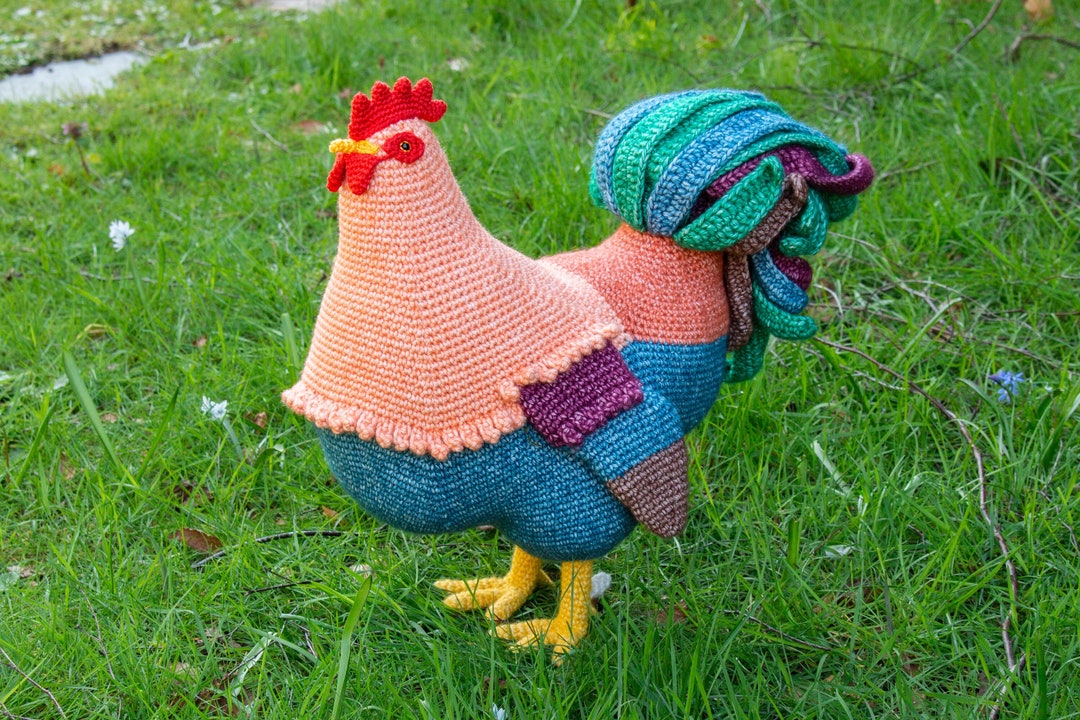 Rooster Crochet Pattern - Life-sized Rooster Amigurumi Pattern - Etsy