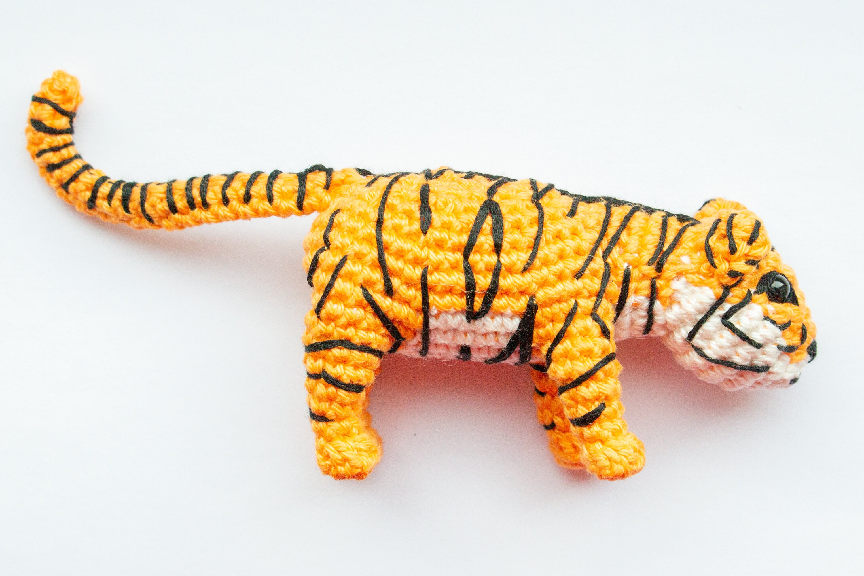 Tiger Amigurumi Pattern Realistic Tiger Crochet Pattern - Etsy