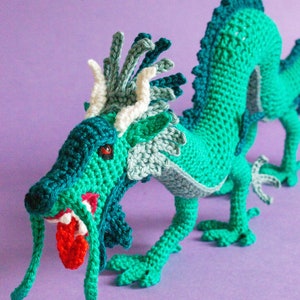 Eastern Dragon Crochet Pattern - Etsy