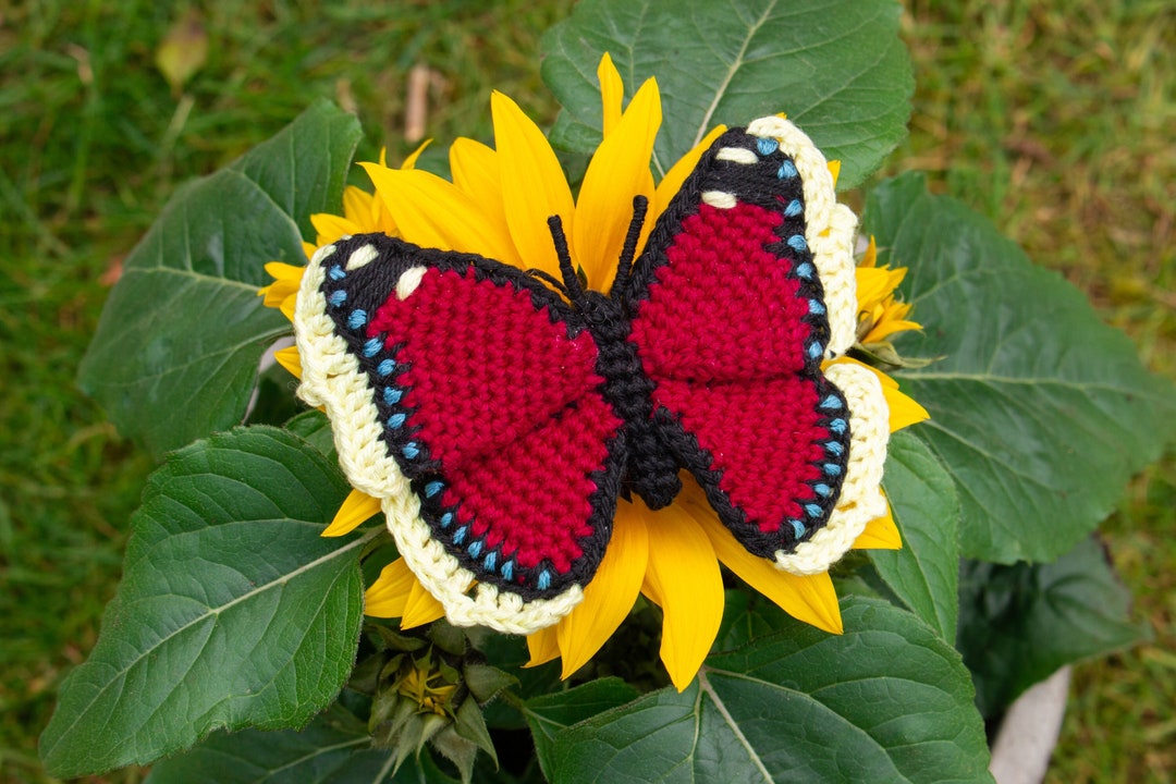 Mourning Cloak Butterfly Crochet Pattern - Etsy