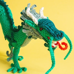 Eastern Dragon Crochet Pattern - Etsy
