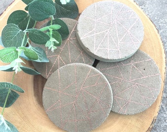 Geometric coasters | Etsy