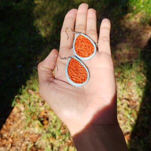Tear Drop Burst Quilled Earrings - Etsy