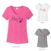Glitter Mary Kay Tri-blend V-neck Tee, Mary Kay V-neck Shirt, Mary Kay ...