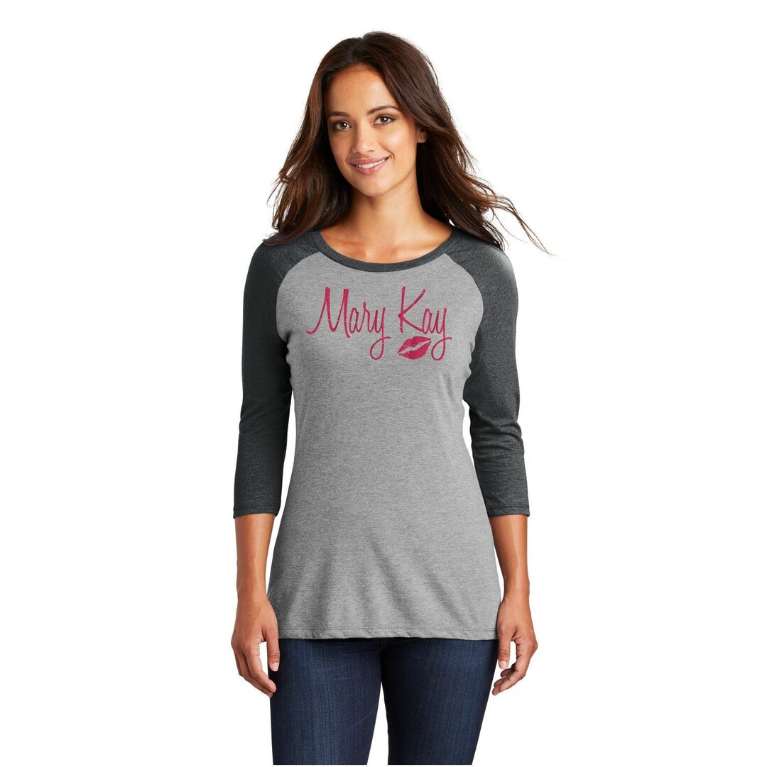 Mary Kay 3/4 Sleeve Raglan Shirt, Mary Kay Raglan Shirt, Mary Kay Shirt ...