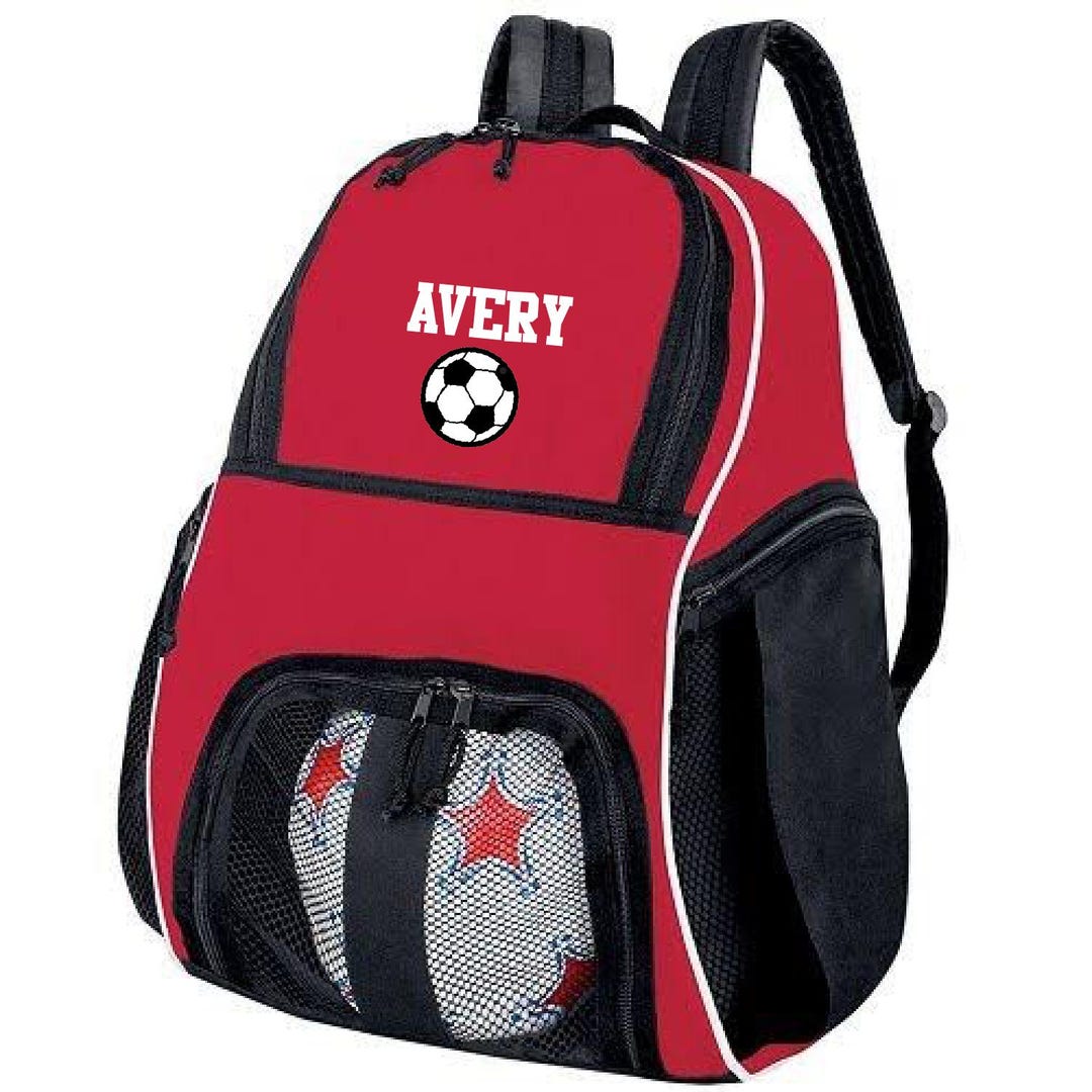Name With LARGE Soccer Ball Backpack, Name Soccer Ball Backpack ...