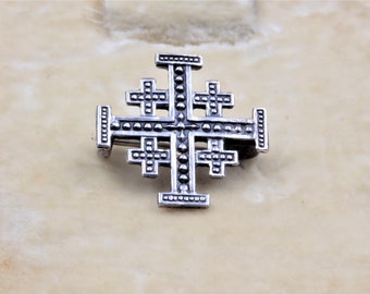 Jerusalem Cross Pin | Etsy