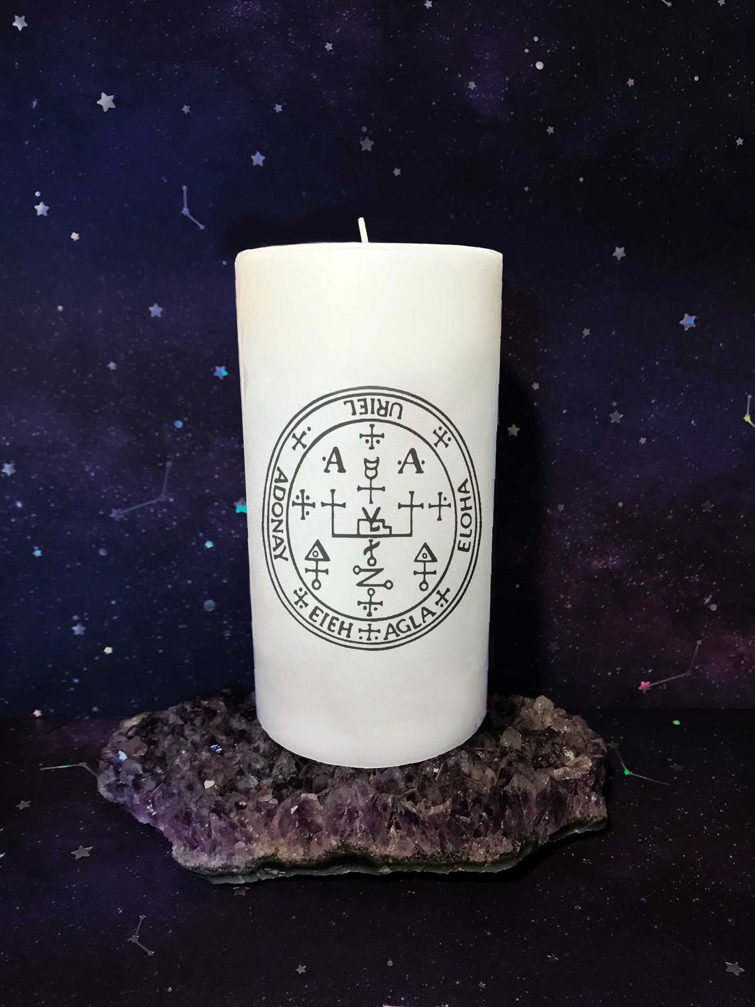 Archangel URIEL Sigil Pillar Candle – Donates to Charity - Project ...