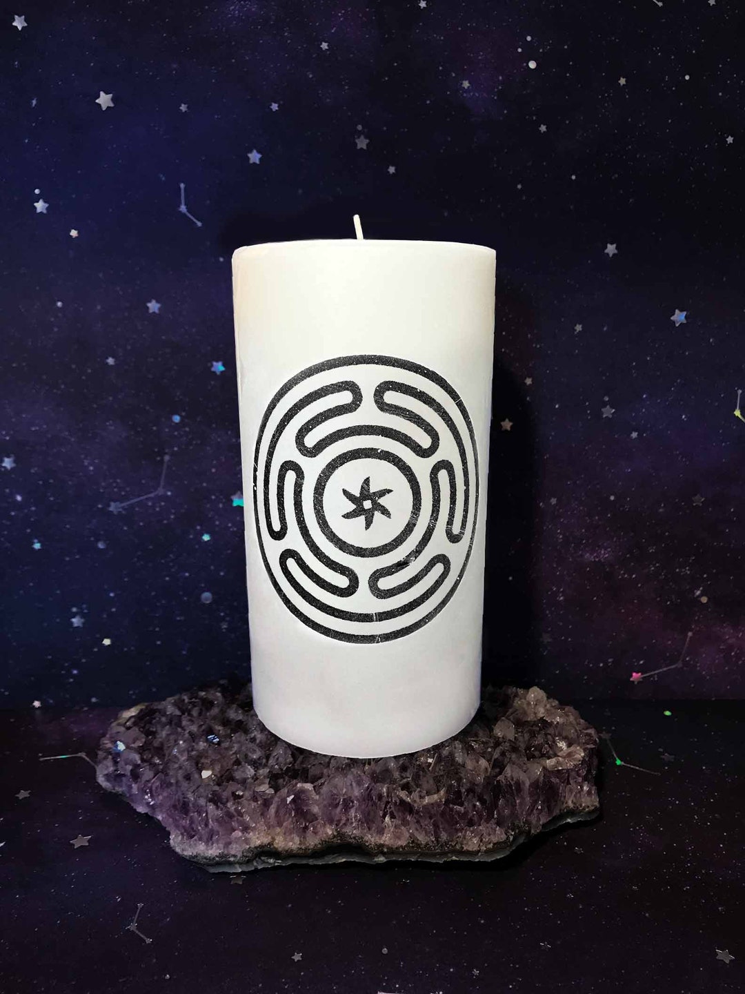 HECATES Wheel - Pillar Candle - Etsy