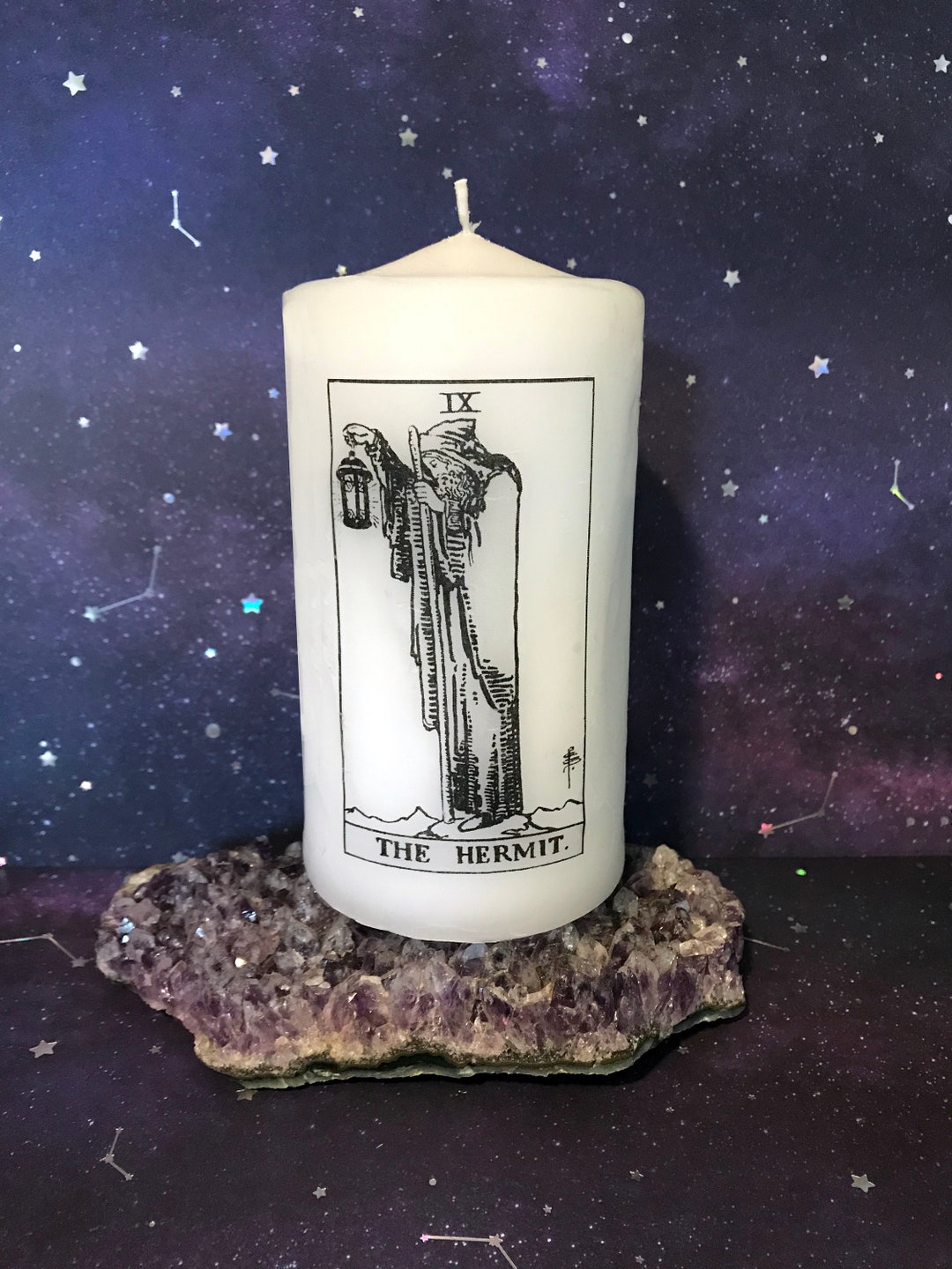 The Hermit - Virgo Tarot Pillar Candle - Etsy