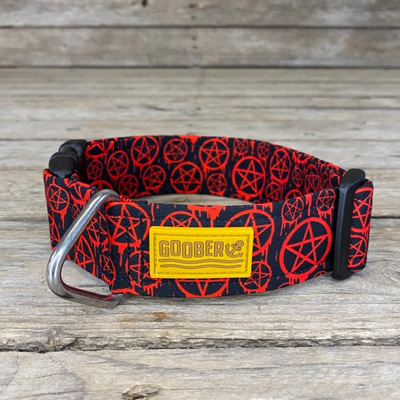 Hell Hound Blood Red Personalized Dog Collar Water - Etsy